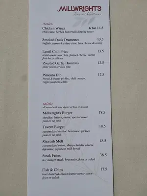 Millwright's Restaurant and Tavern in Simsbury, CT - 4.6 Rating