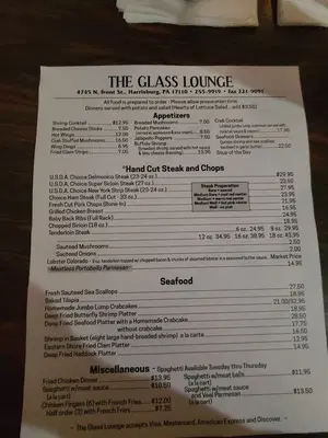 Glass Lounge Restaurant in Harrisburg, PA - 4.4 Rating